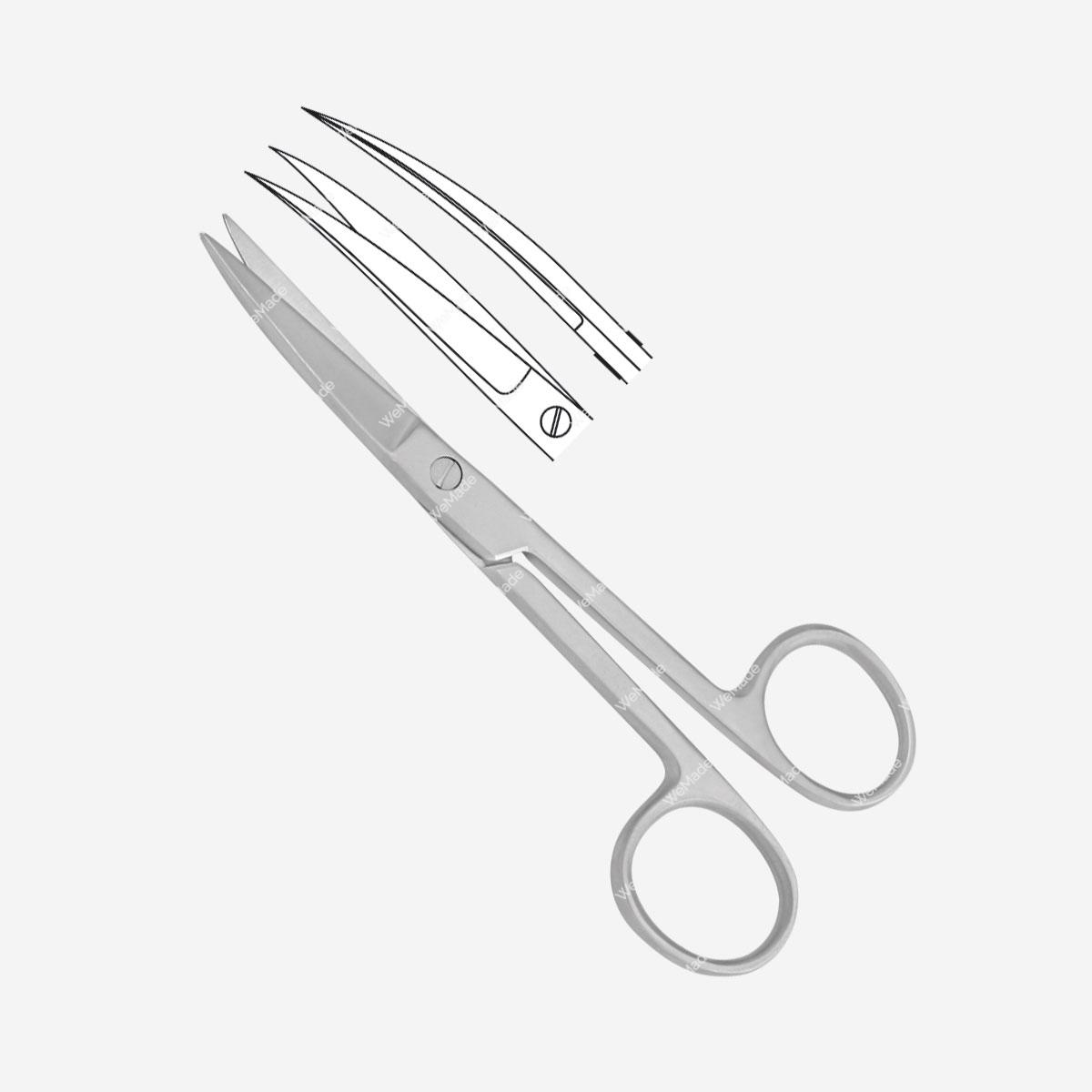 Surgical Scissor curve 13 cm – WeMade